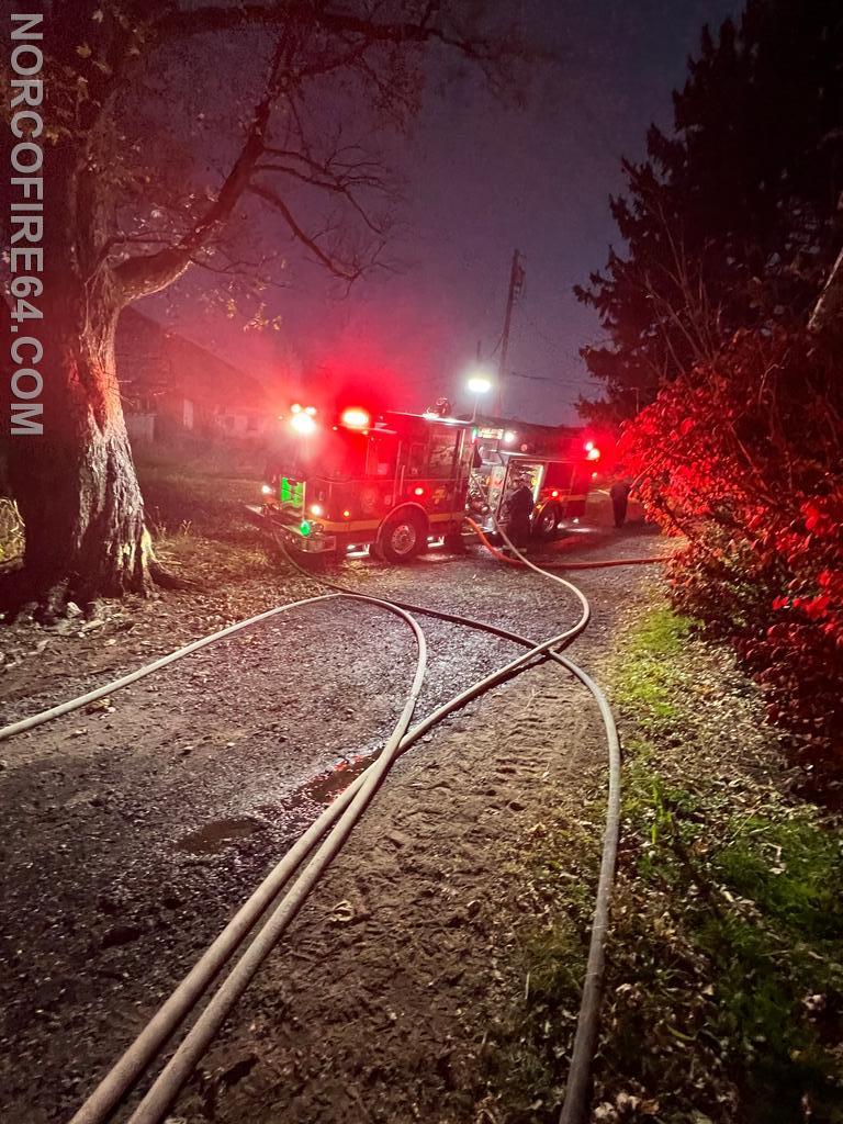 Engine 64-5 Assists Berks 7 - Norco Fire Company